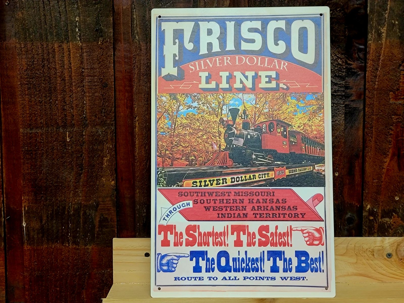 Silver Dollar City Tin Sign Collection